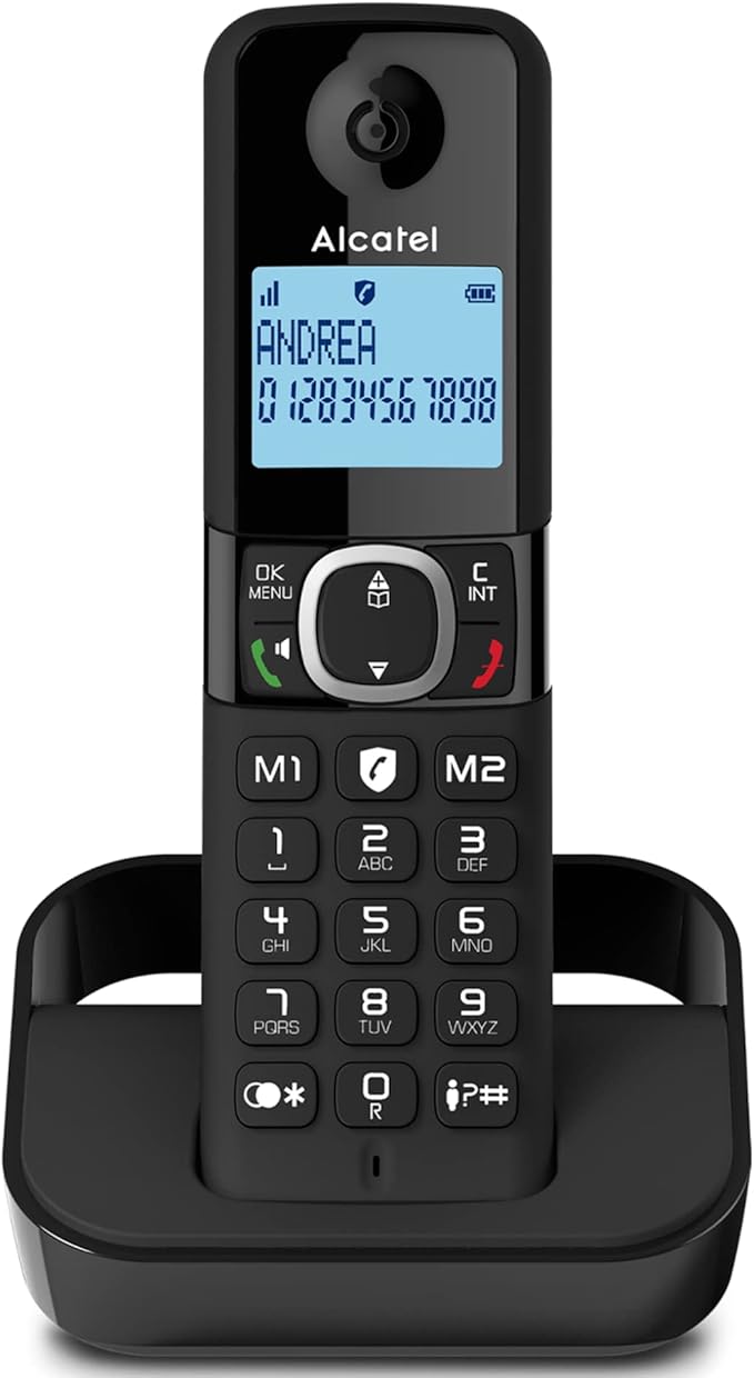Alcatel F860 Cordless Phone - Landline Home Phones - Voip Call Blocking ...