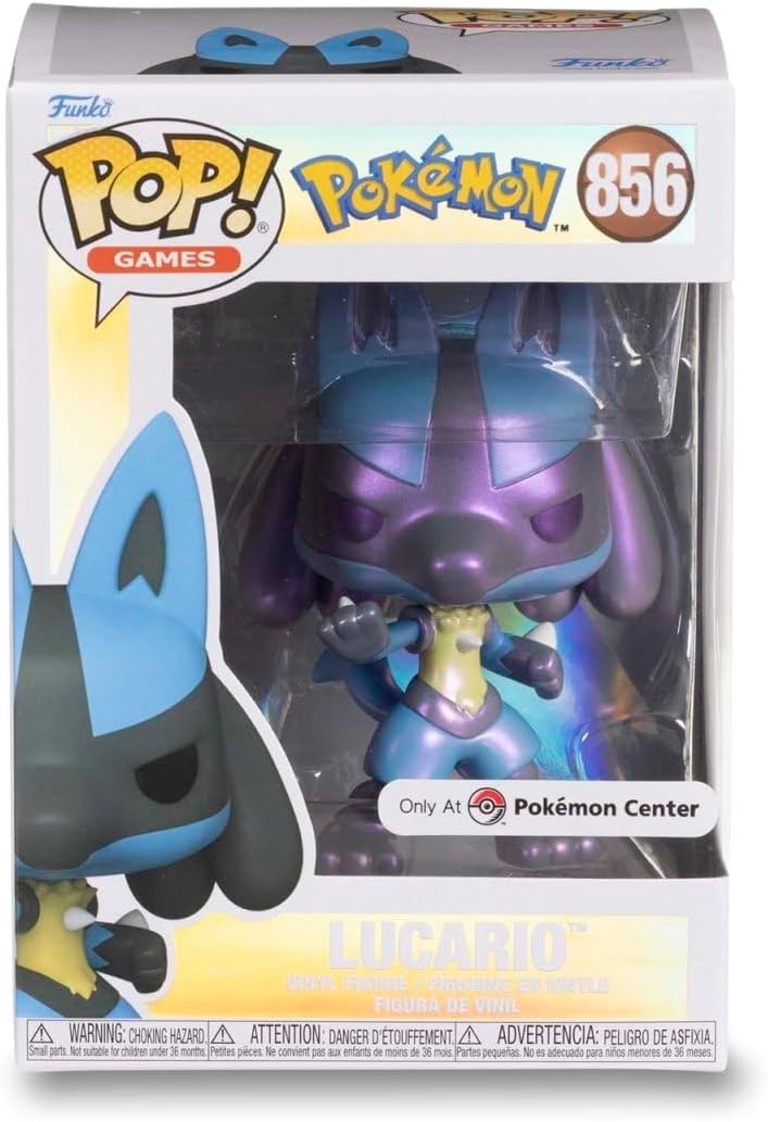 Amazon.com: Funko POP Games: Pokemon - Lucario *Pearlescent* (Pokemon ...