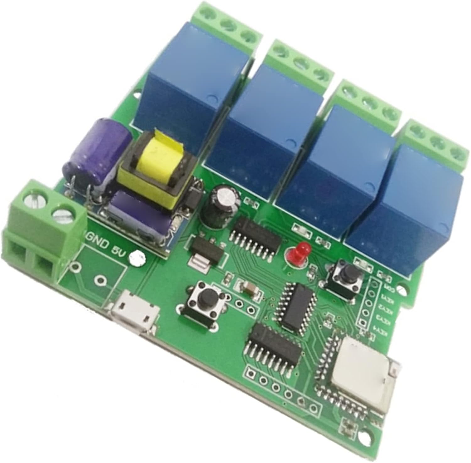 Amazon.com: WiFi Wireless Smart Switch Relay Module for Smart Home APP ...