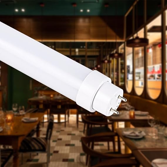 Amazon | 電球色 LED蛍光灯 32W形 直管 83cm 3000LM 工事不要 片側/両側給電 T10 830mm 蛍光灯 led G13口金 消費電力15W FL flr fhf ...