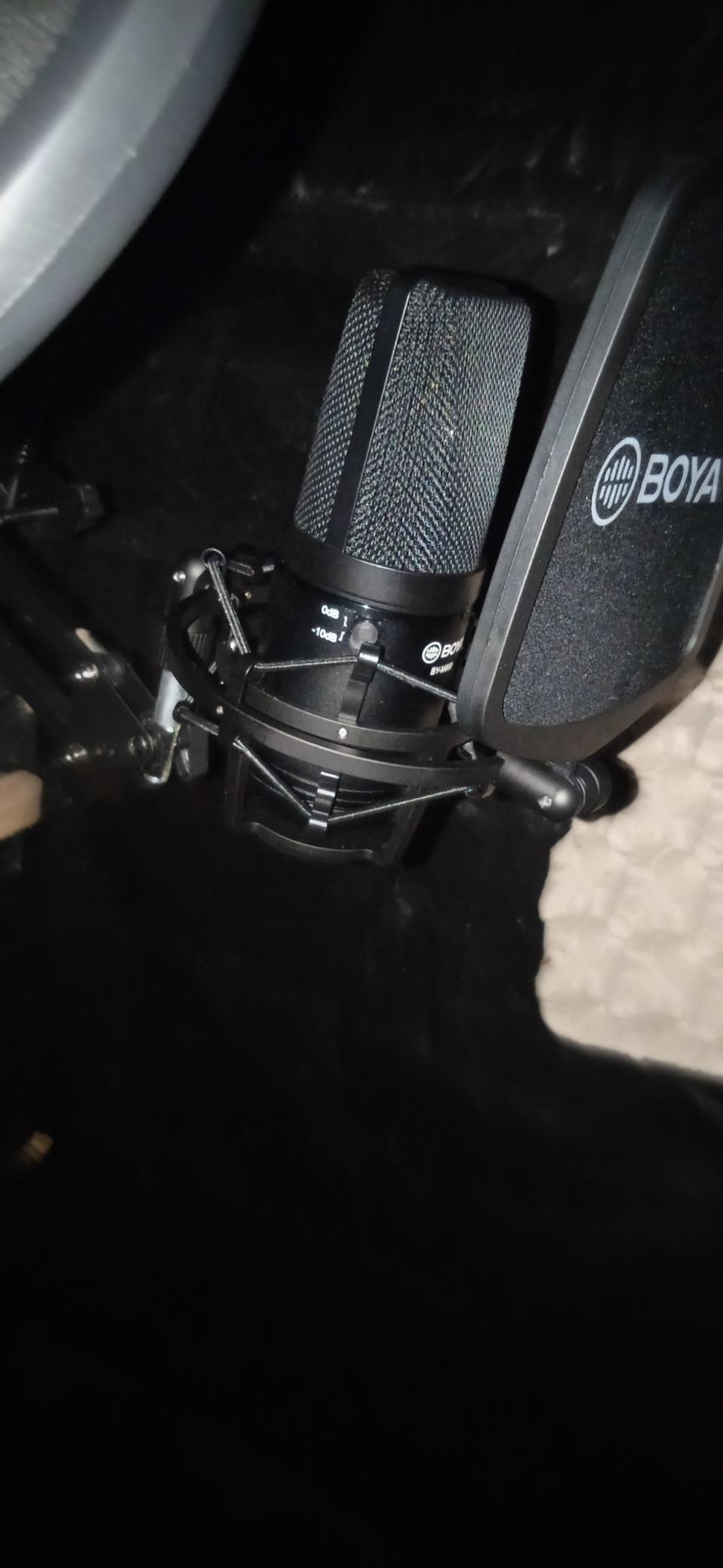 BOYA BY-M800 Large cardioid diaphragm condenser microphone with a ...