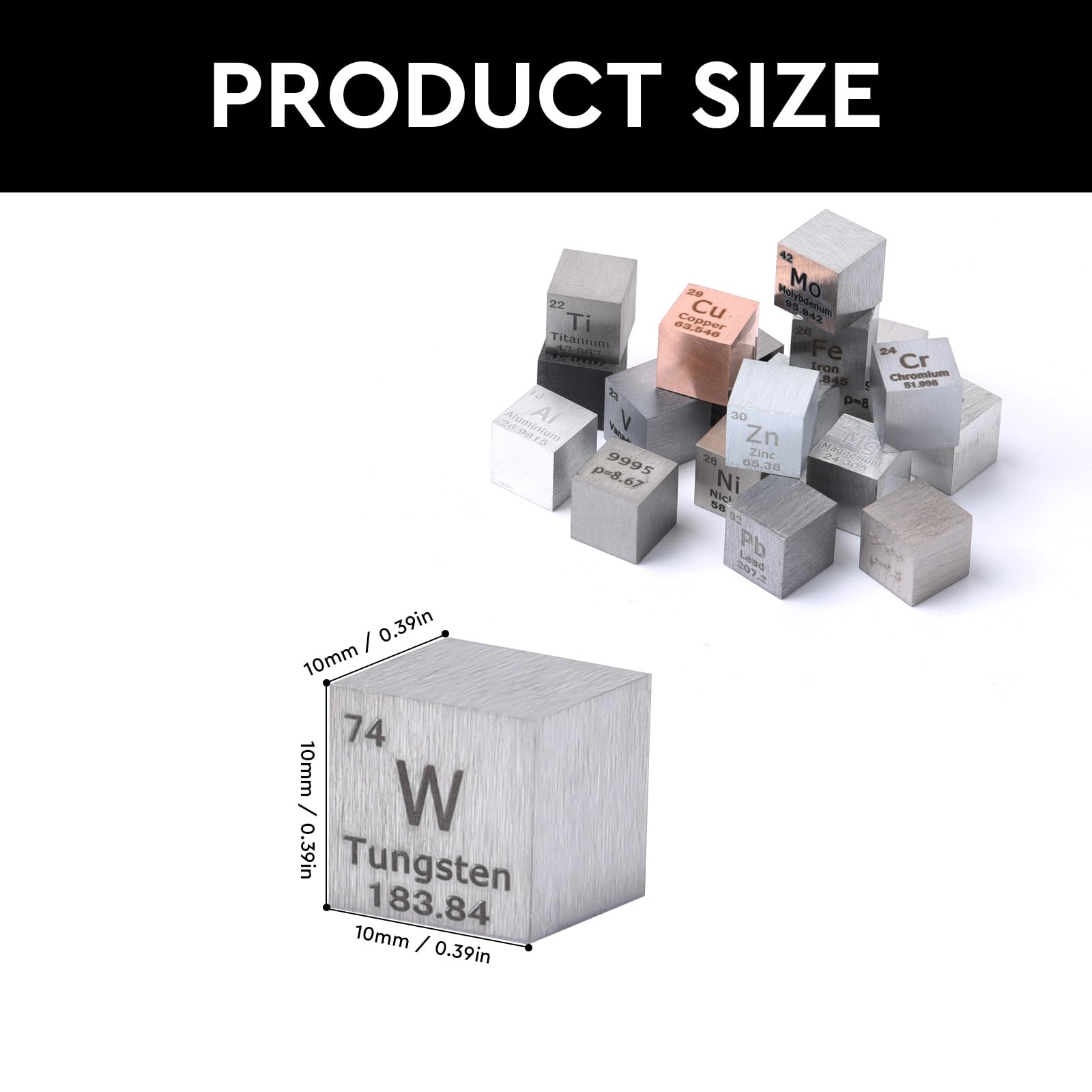 Periodic Table Density Cubes