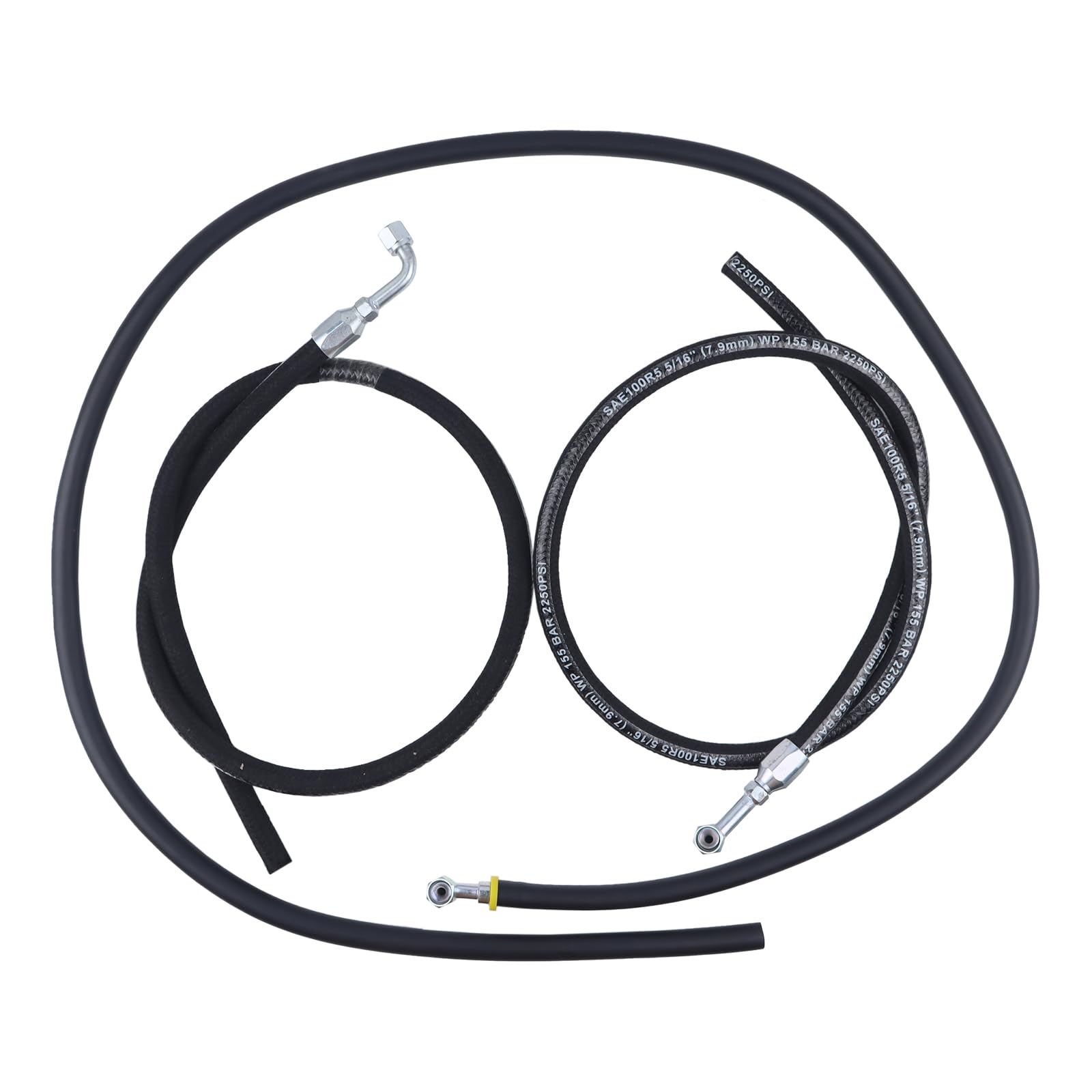 Snapklik.com : Universal Power Steering Hose Kit Fits For Hydroboost ...