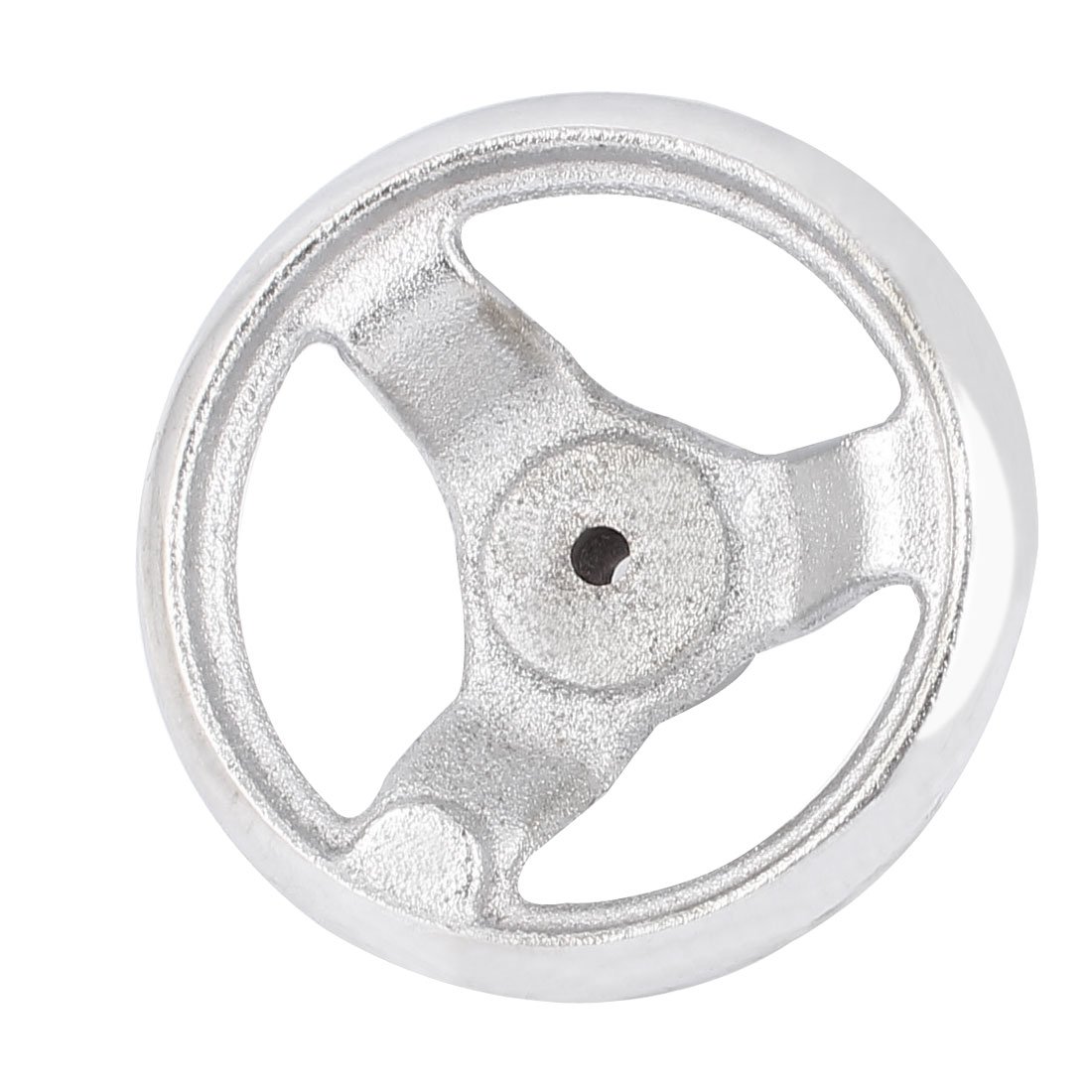 uxcell 4" Diameter Round Iron Hand Wheel Handwheel for Milling Machine ...