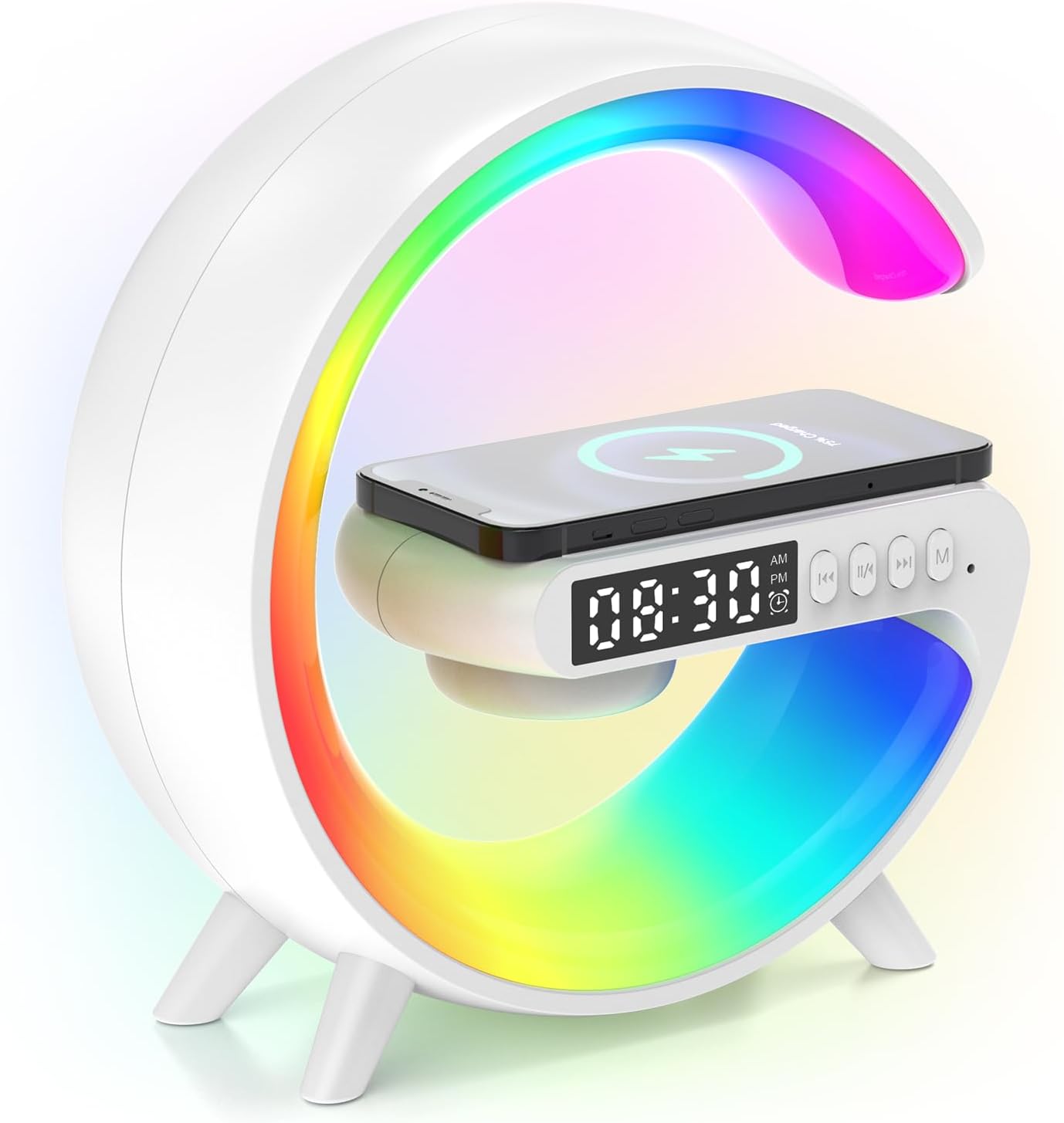Sunrise Alarm Clock Wake Up Light with Bluetooth Speaker, Wireless ...