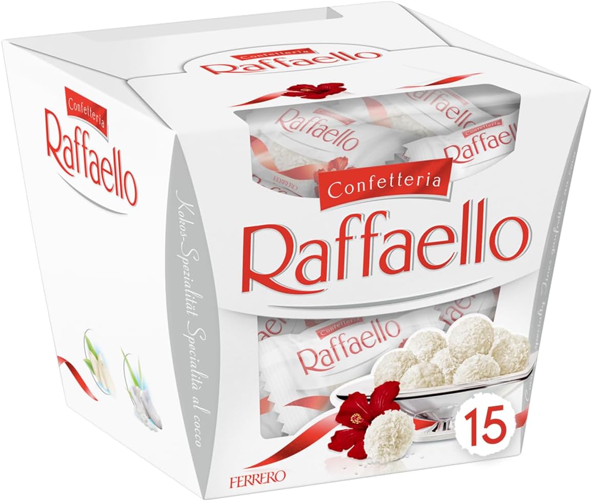 Ferrero Raffaello 15 Piece Ballotin (Pack of 3): Amazon.co.uk: Grocery
