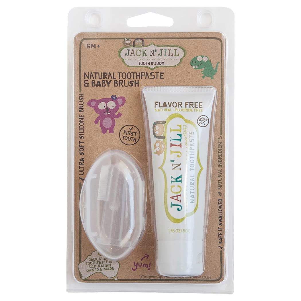 Jack N’ Jill Tooth Buddy: Natural Certified Toothpaste (Flavour-Free ...