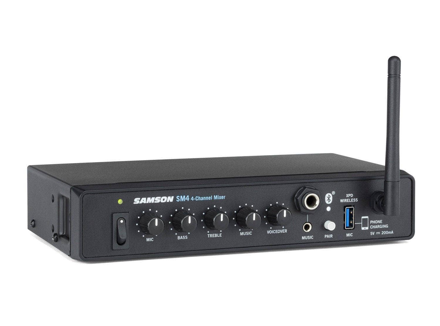 Amazon.com: Samson SM4 4-Channel Mixer (SASM4) : Musical Instruments