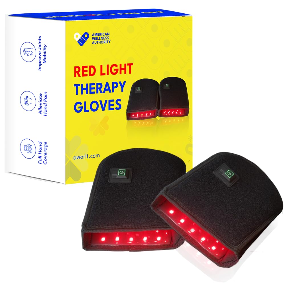 Amazon.com: Red Light Therapy Gloves for Hands, Near Infrared Light ...