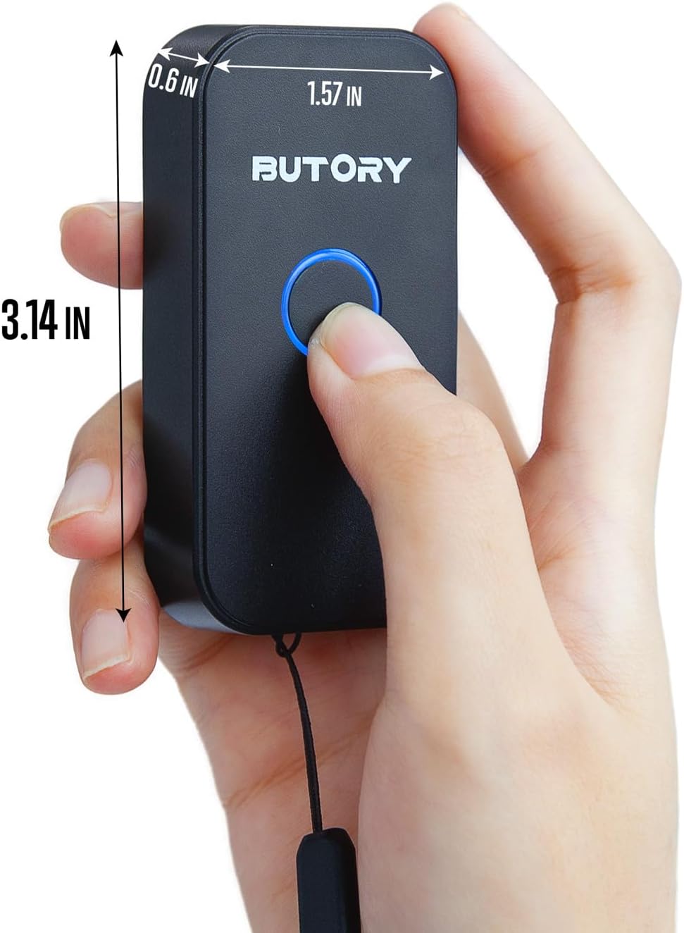 Butory Escáner de código de barras Bluetooth inalámbrico Escáner de ...
