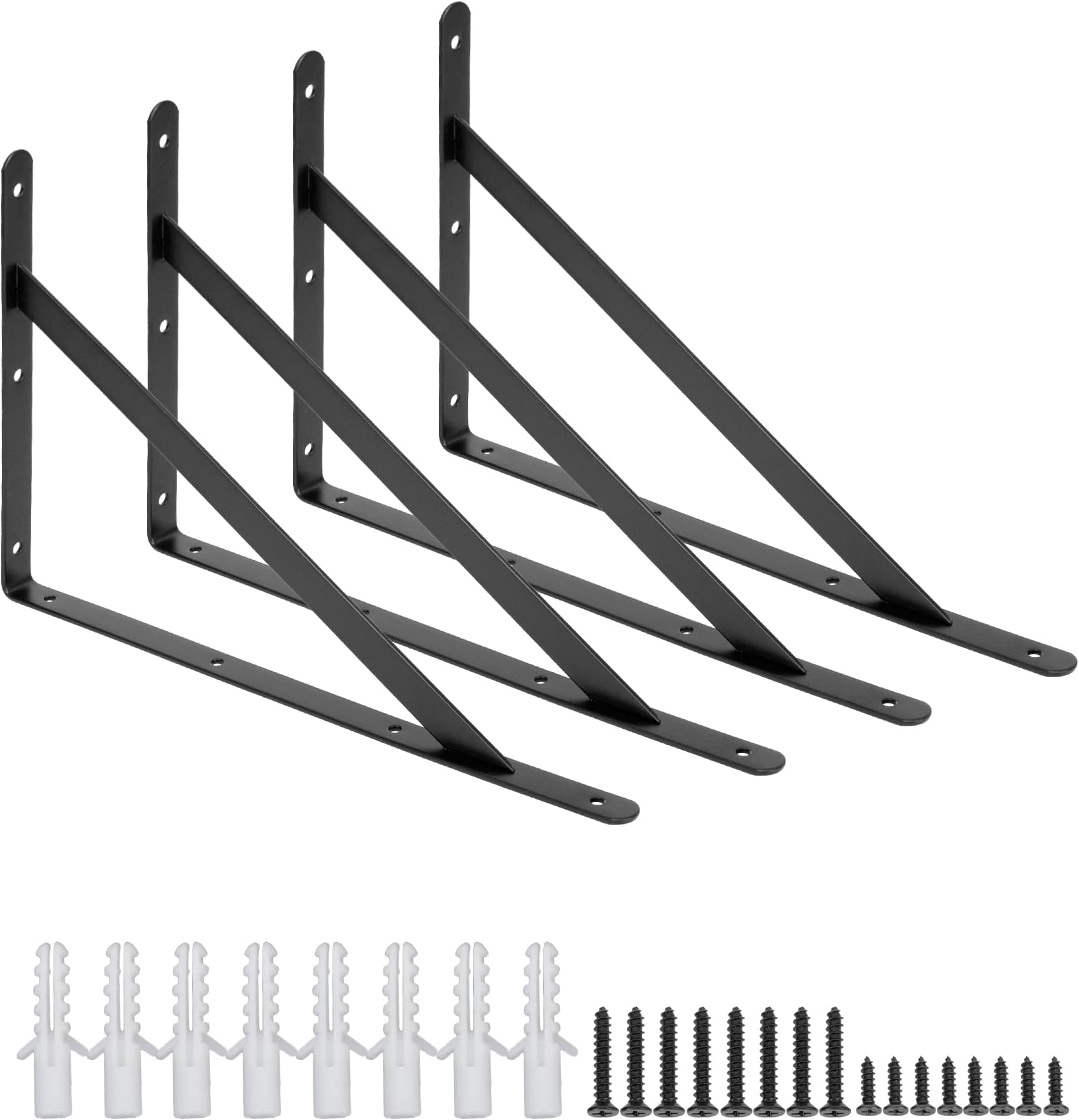 Floating Shelf Hardware Heavy Duty Floating Shelf Brackets 14 Inch ...