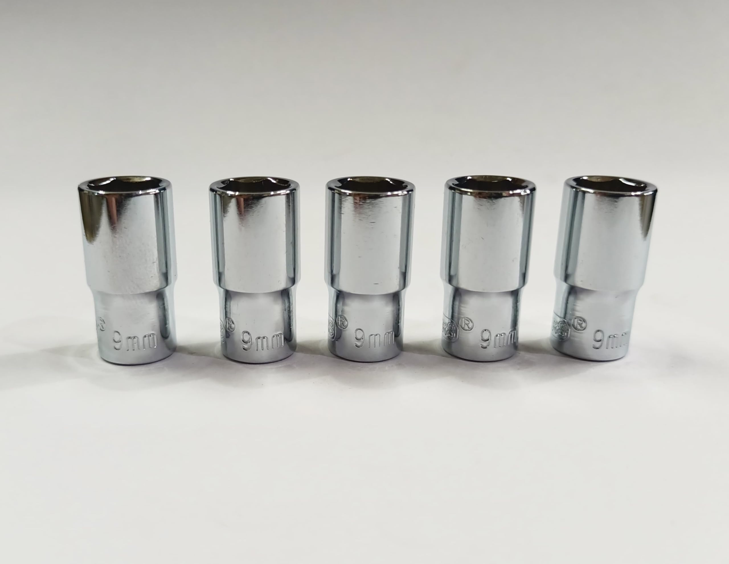 4 MECH 9mm Hex Socket set 1/4 drive, Hardened and Tempered 9mm Hex ...