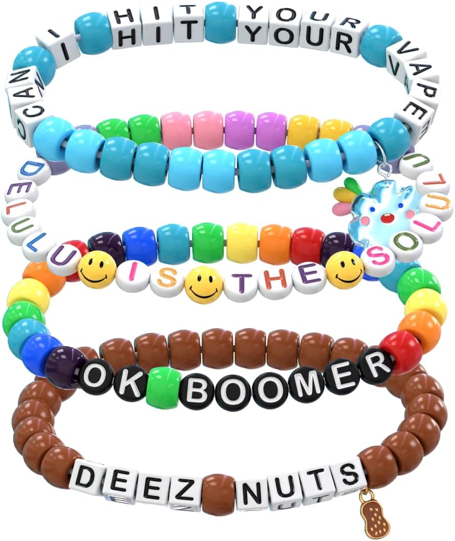 Amazon.com: Fun Rager Pack (15 Kandi Bracelets) | Make Friends Meet ...
