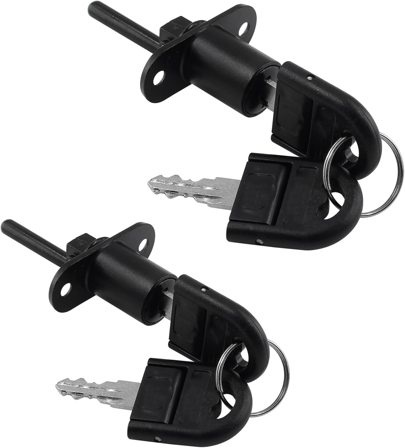 4 Pcs - Zinc Alloy Drawer Lock Desk Wardrobe Furniture Cabinet Locker ...