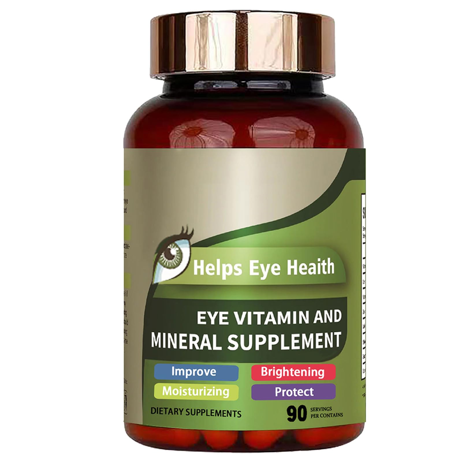 Amazon.com: ISRONUY Eye Vitamin & Mineral Supplement with Lutein ...