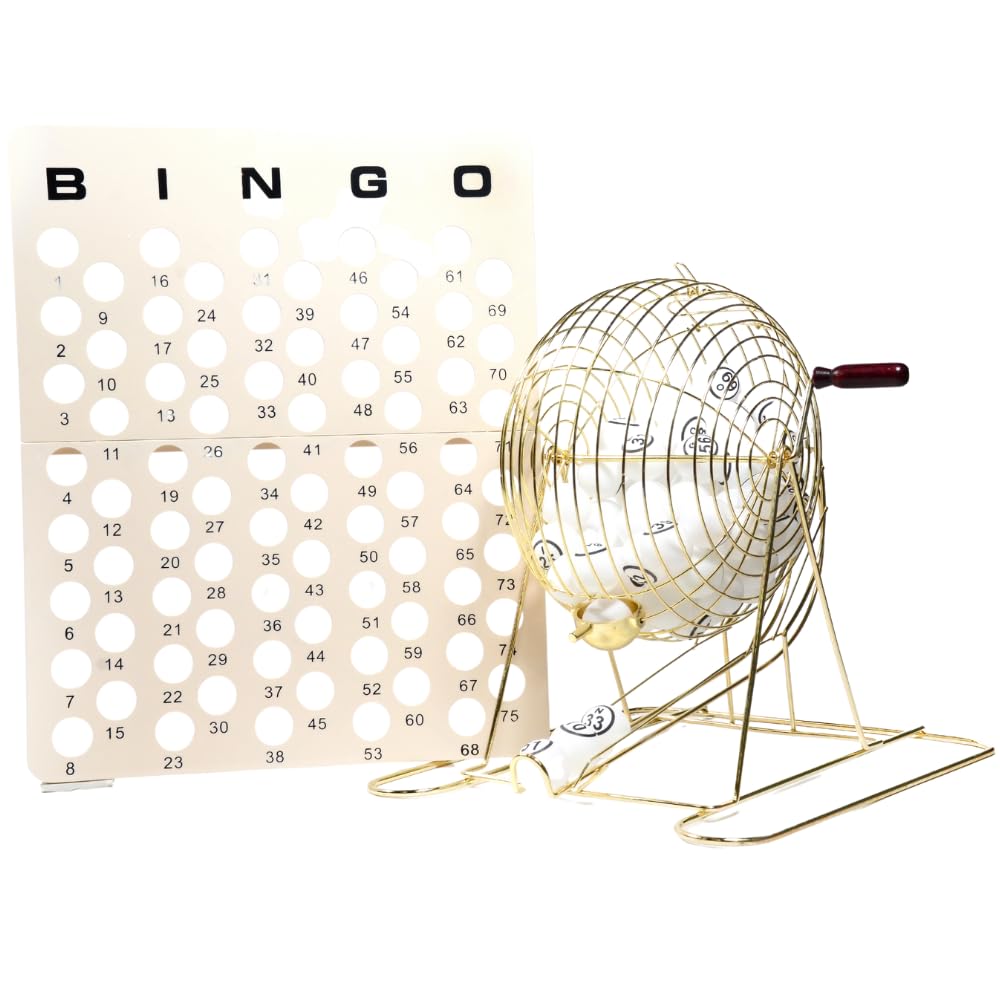Regal Games Jumbo Professional Bingo Cage With Ping Pong Bingo ...