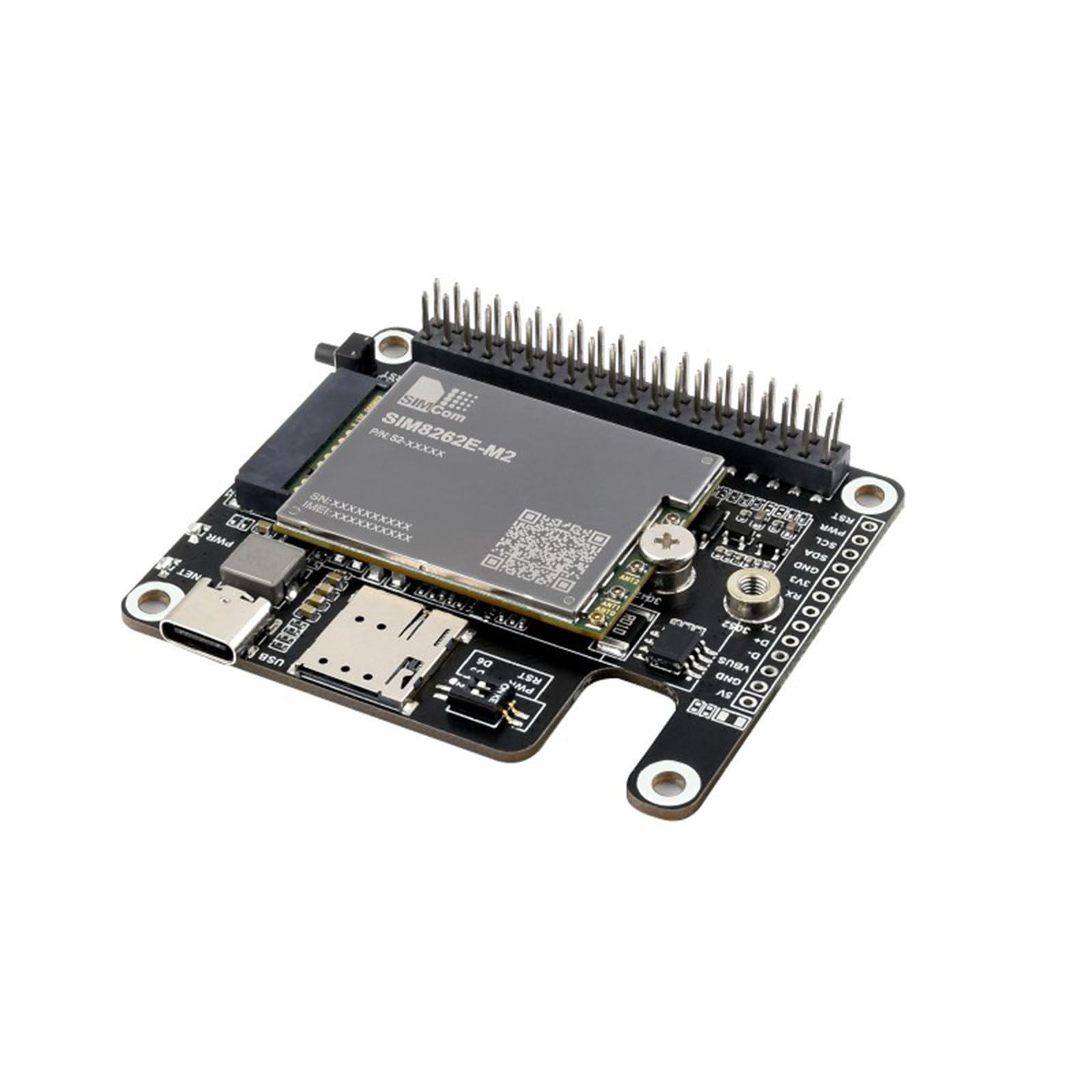 Amazon | TUOPUONE 5g/4g/3g hat to Raspberry Pi 5と互換性のある3042/3052パッケージ ...