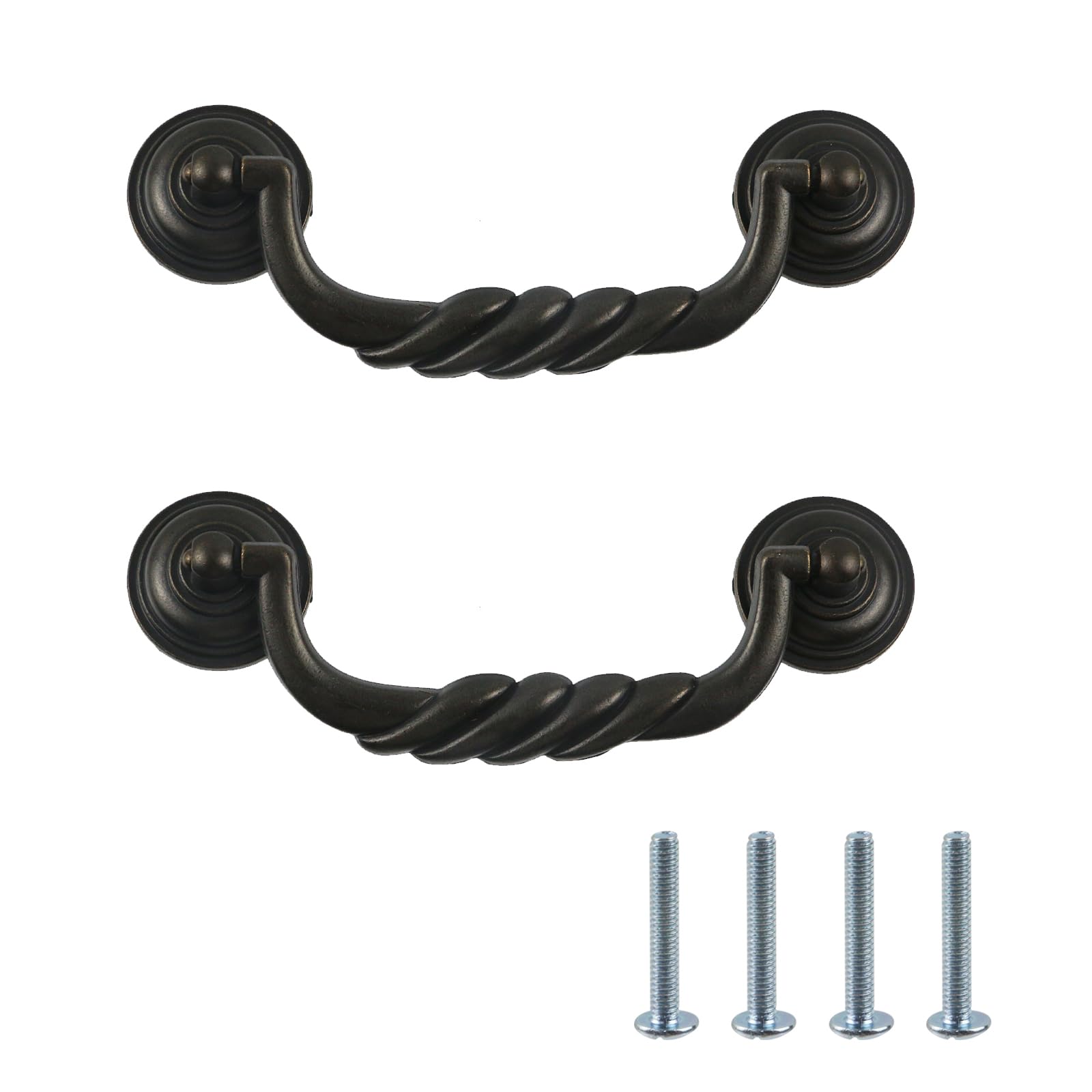 Snapklik.com : Oedema 2 Pcs Cabinet Pulls Handles Vintage Drawer Ring ...