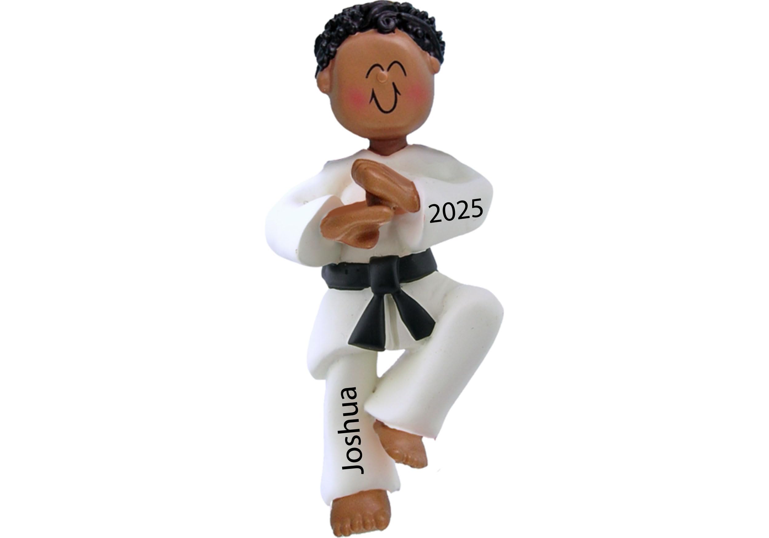 Amazon.com: Santa Tell Me Karate Ornament Personalized Karate 2024 Boy ...