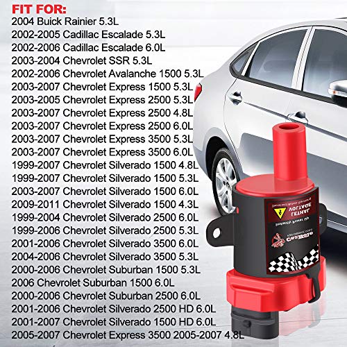 D585 Ignition Coils 8 Spark Plug Pack For Chevy Silverado LS1 LS3 4.8 5 ...