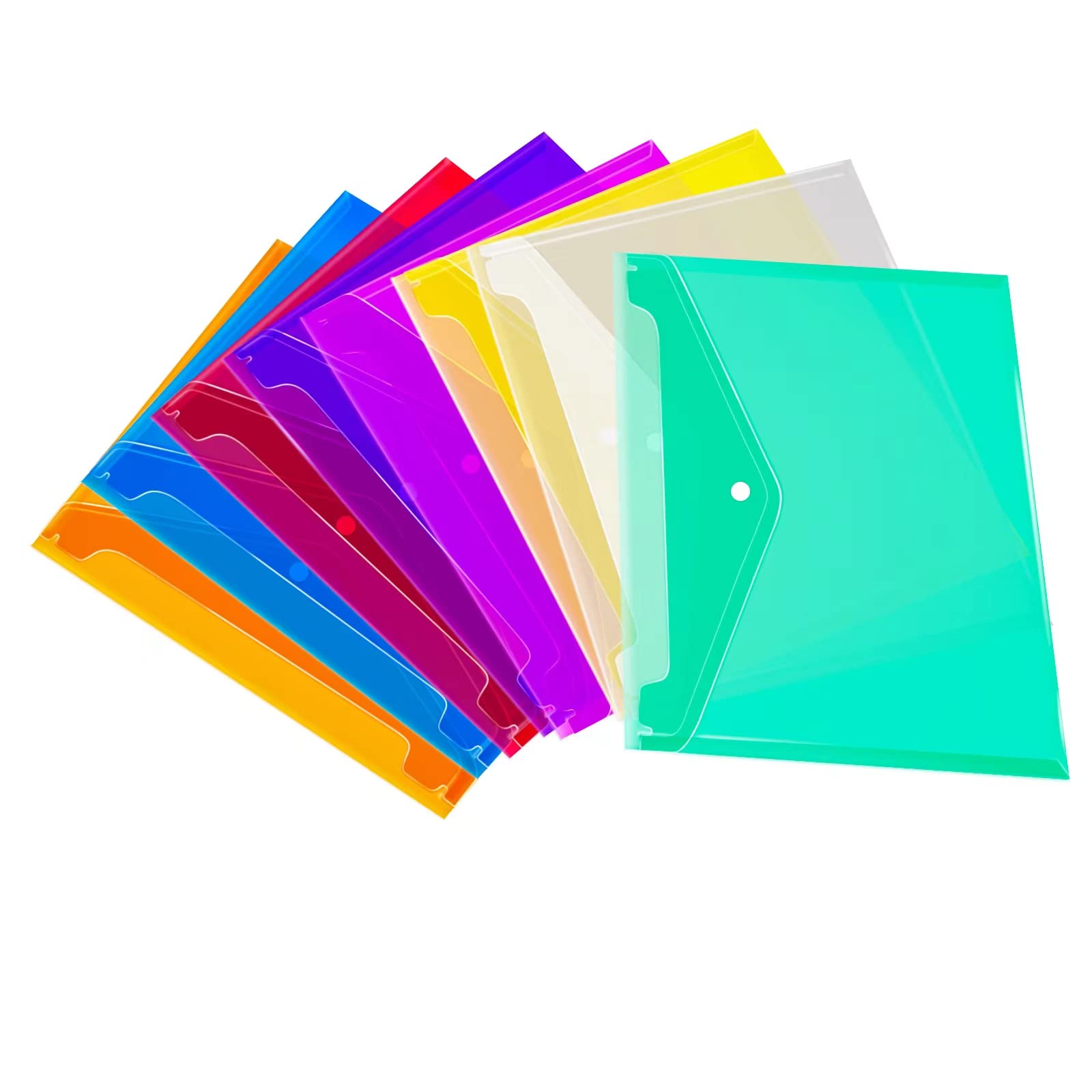 Colored Plastic Envelopes Pastel Plastic Envelopes For School! 📁