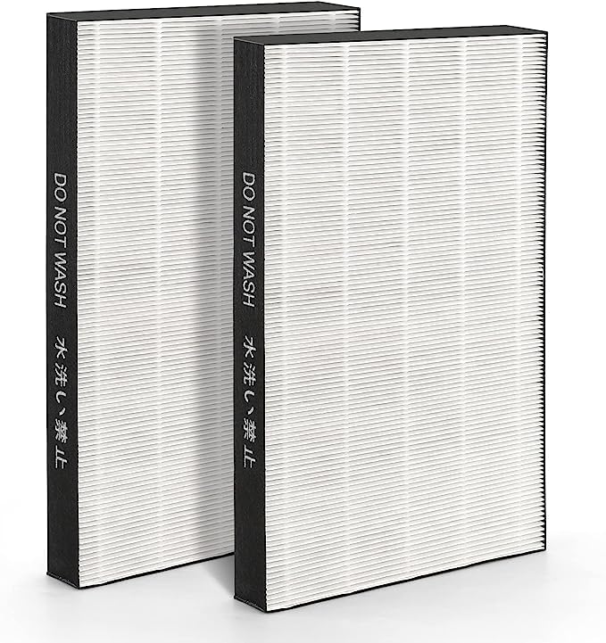 Pack of 2 HEPA Filter Replacment Compatible With FU-A80E-W Sharp Air ...