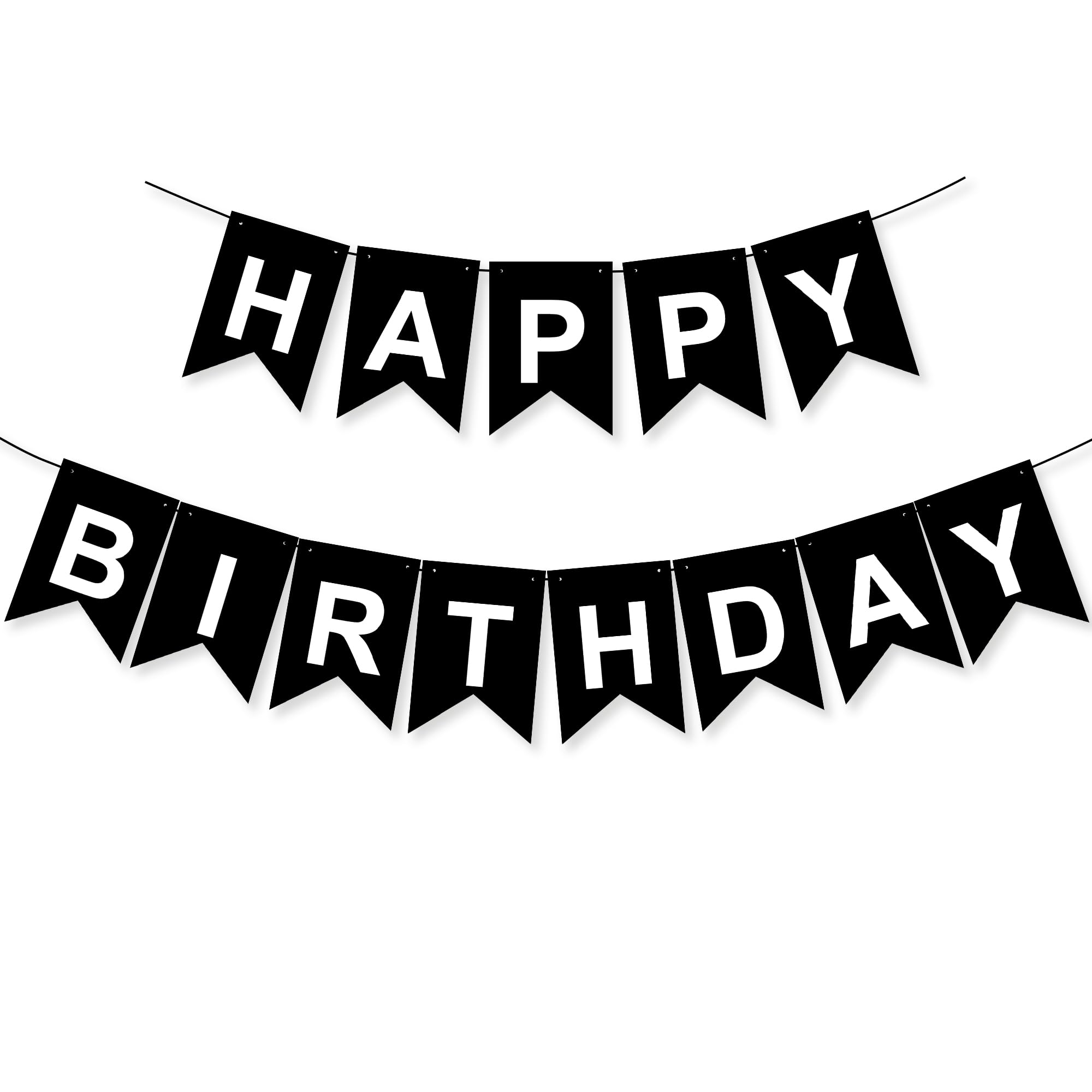 Happy Birthday Banner Happy Birthday Sign Birthday Decorations Birthday ...