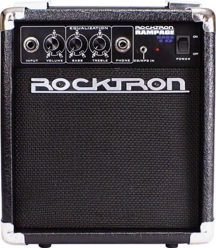 Amazon.com: Rocktron Rampage Bass 10 1x6.5 Combo Amp Black : Musical ...