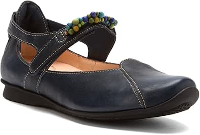 Amazon.com | Think! Chilli 80112 - Women's Mary Jane Flats Blue | Shoes