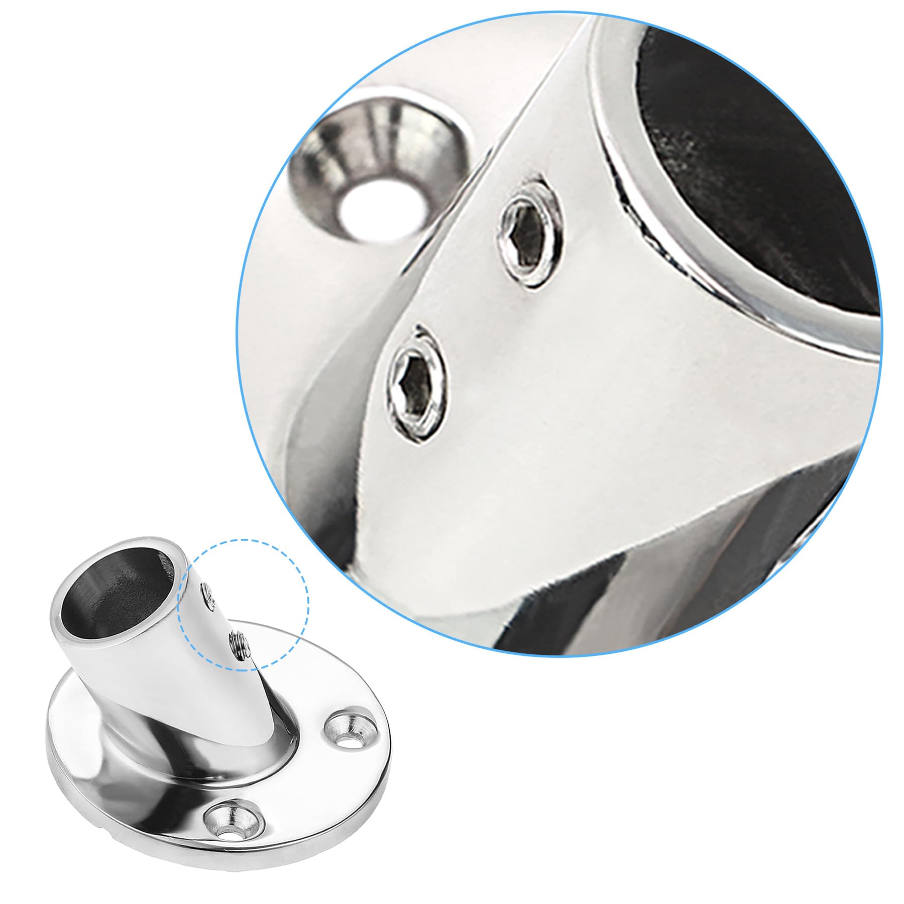 Snapklik.com : YANYUCB Boat Hand Rail Fittings,316 Stainless Steel ...