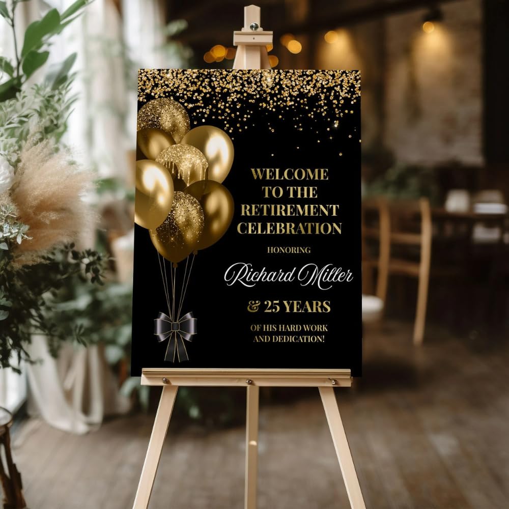 Amazon.com : GiftsFourSeasons Decorations For Retirement Party ...