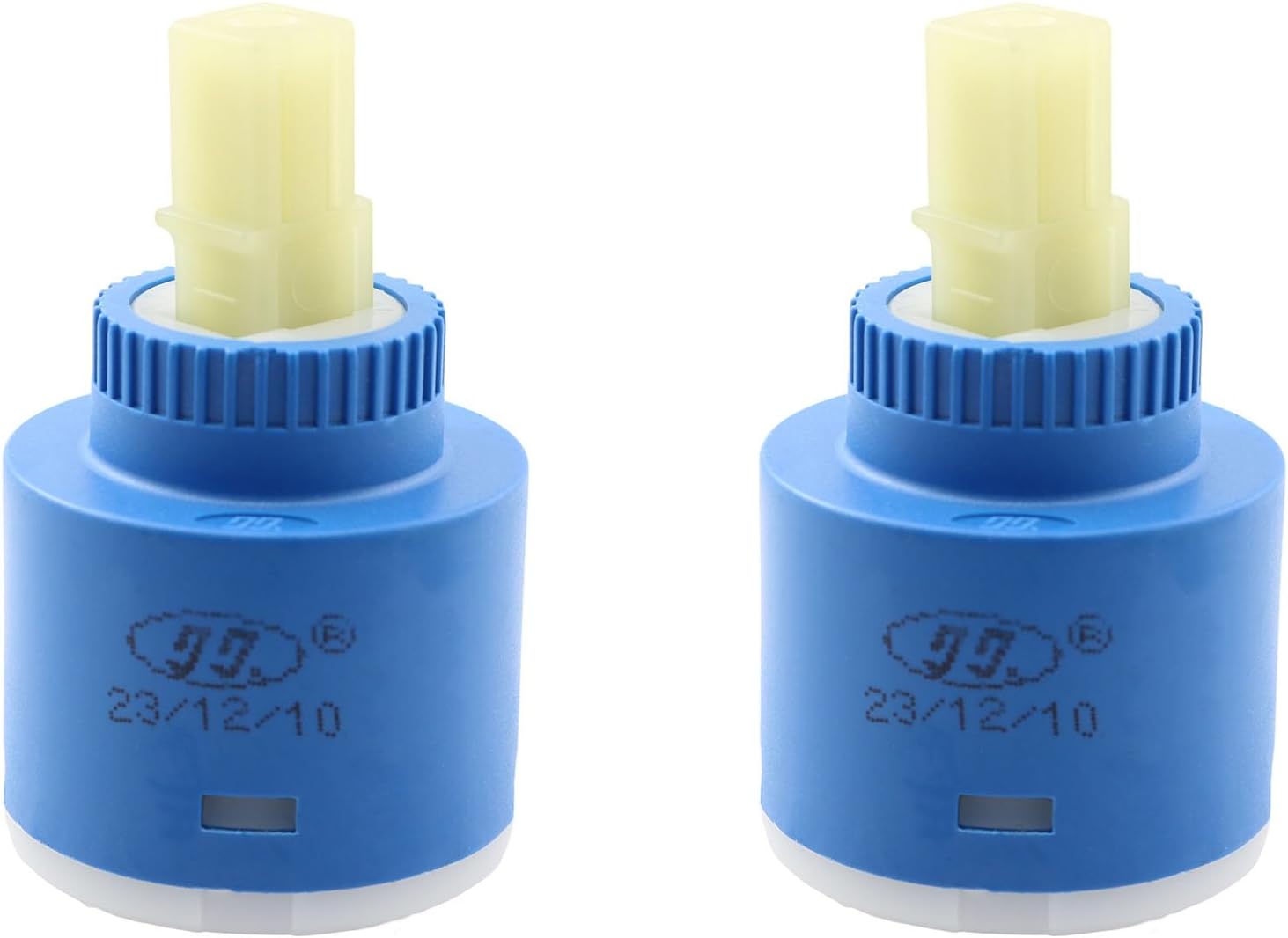 TAODAN 2PCS Ceramic Valve Cartridges for Faucets Cold and Hot Valve ...