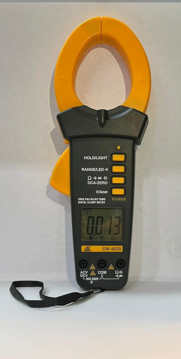 HATCO® Digital Clamp Meter 2000 V&A DC/AC TRMS for Solar Application 3 ...