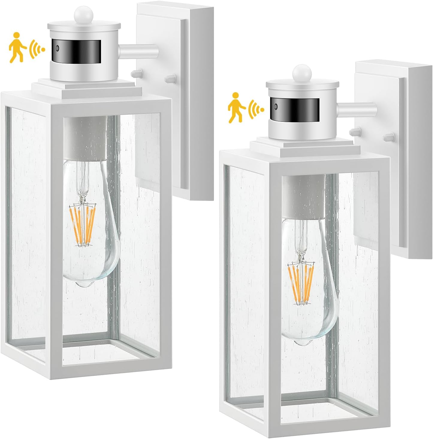 VIANIS 2 Pack Motion Sensor Porch Light, Outdoor Garage Lighting ...