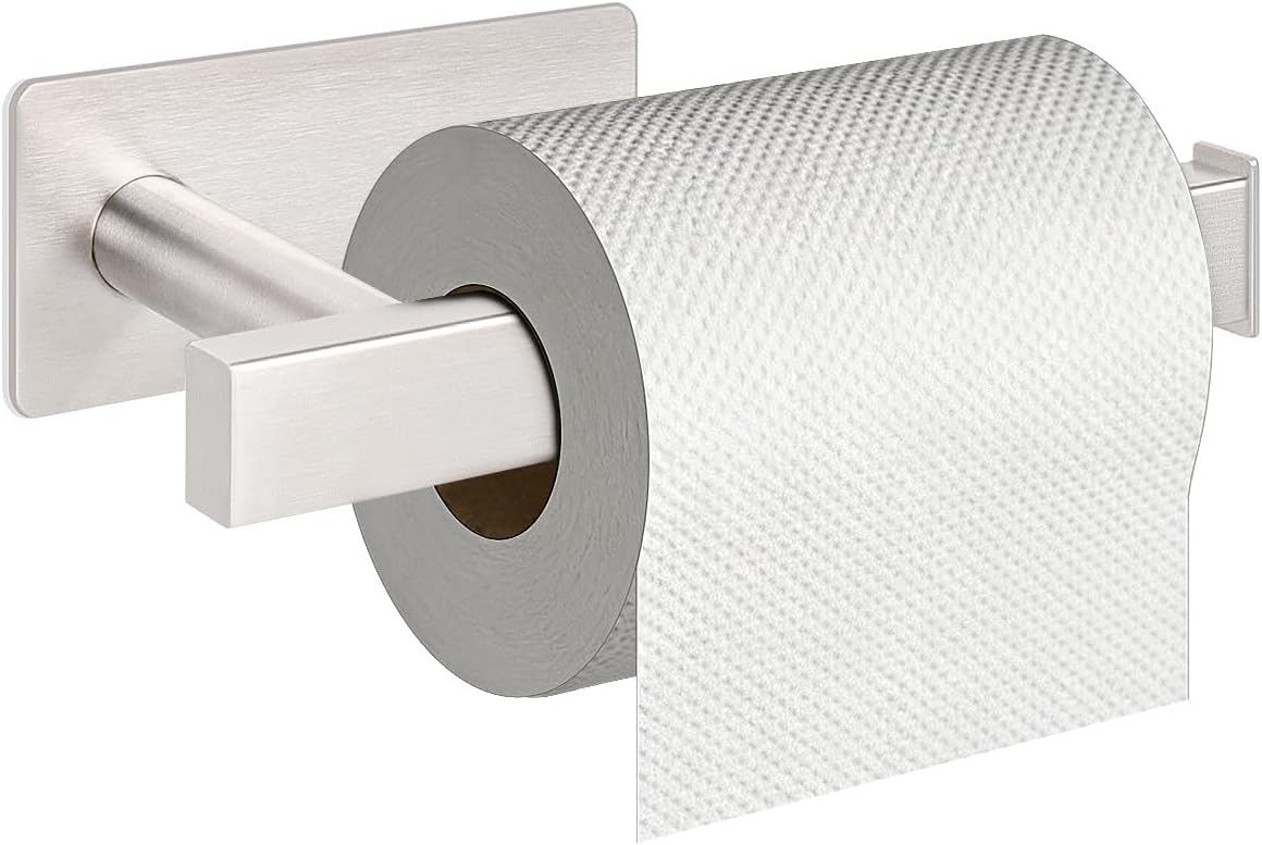 Amazon.com: NearMoon Toilet Paper Holder Self Adhesive, Premium Thick ...