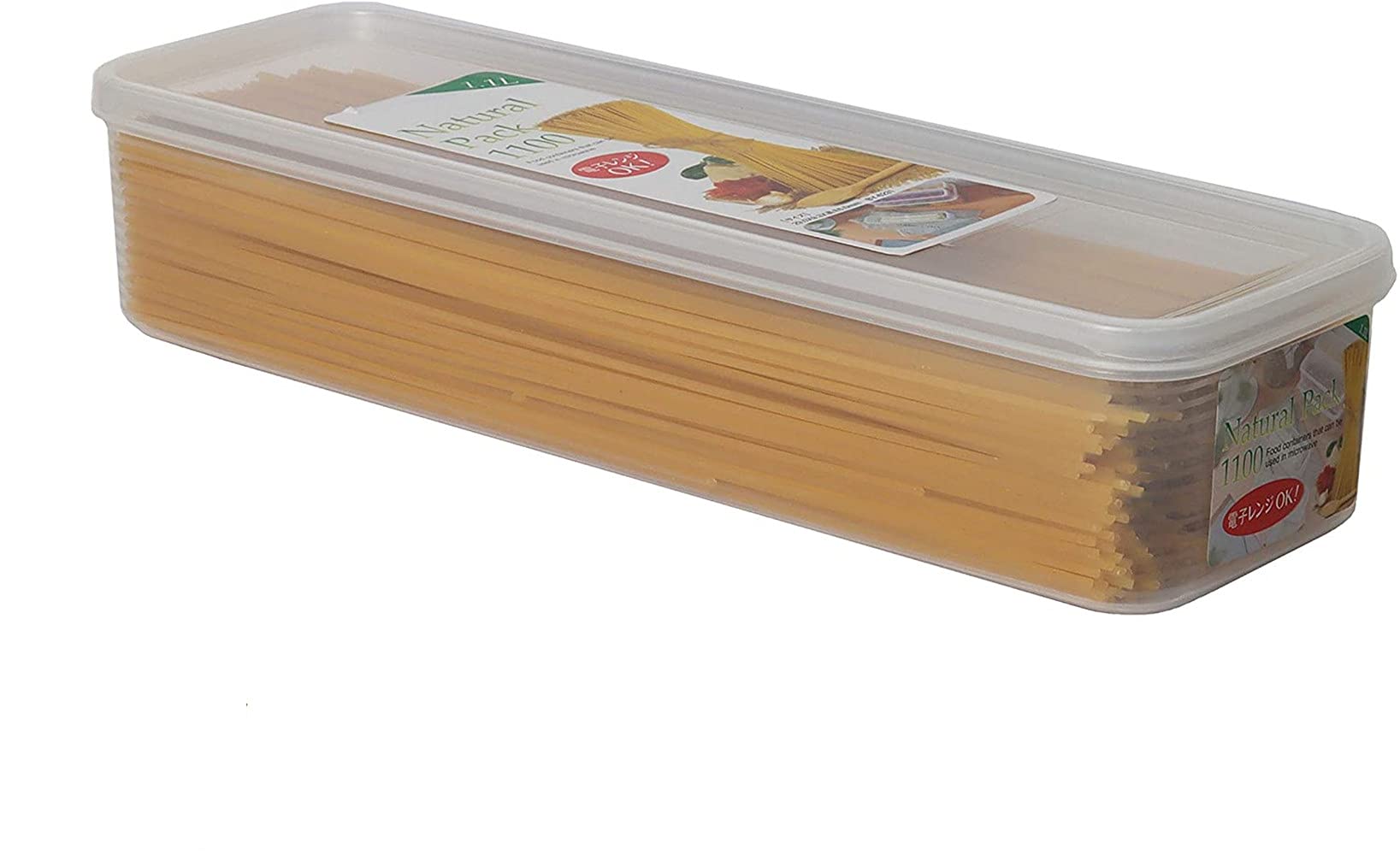 Pasta Storage Containers With Measuring Tool Rectangular Pasta ...