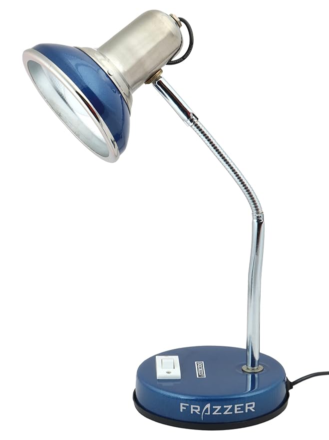 Buy FRAZZER Study Table Lamp Antique-Look Wired Desk Lamp Compatible ...