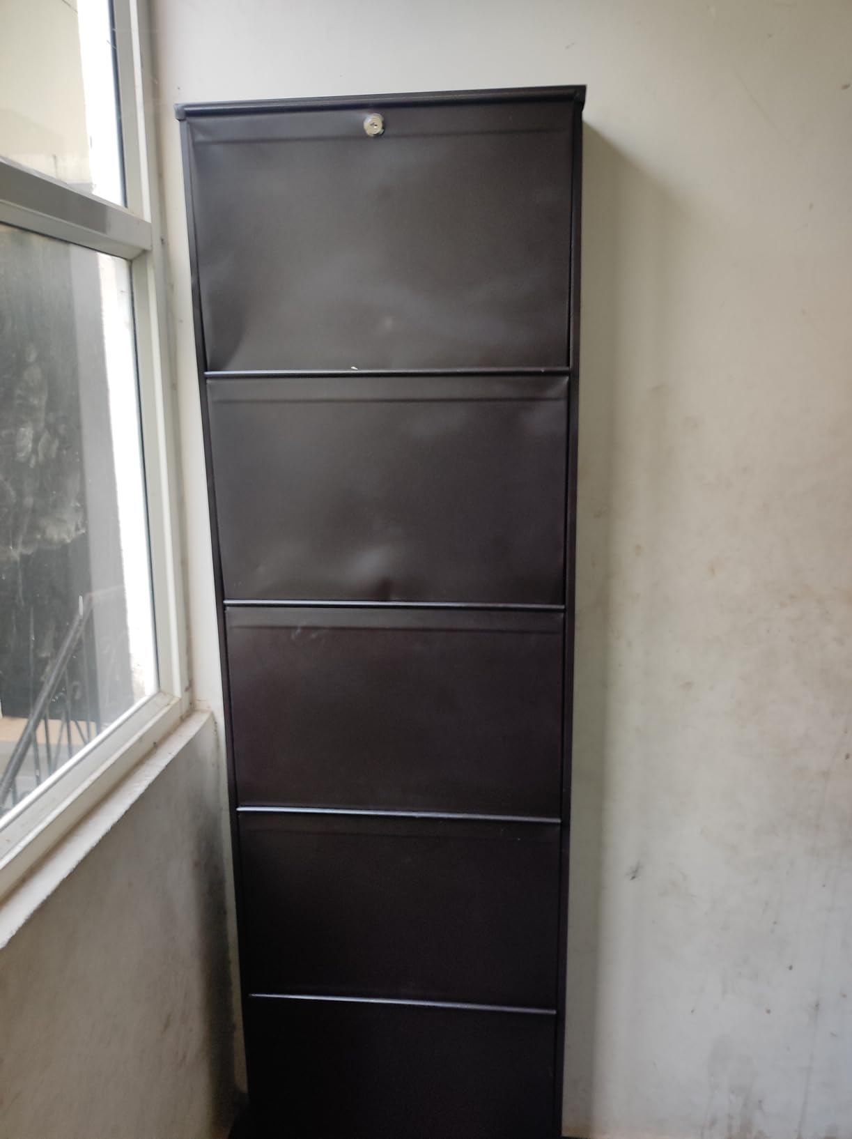 TNT THE NEXT TREND Metal Shoe Cabinet for Home with Doors & Lock | Wall ...