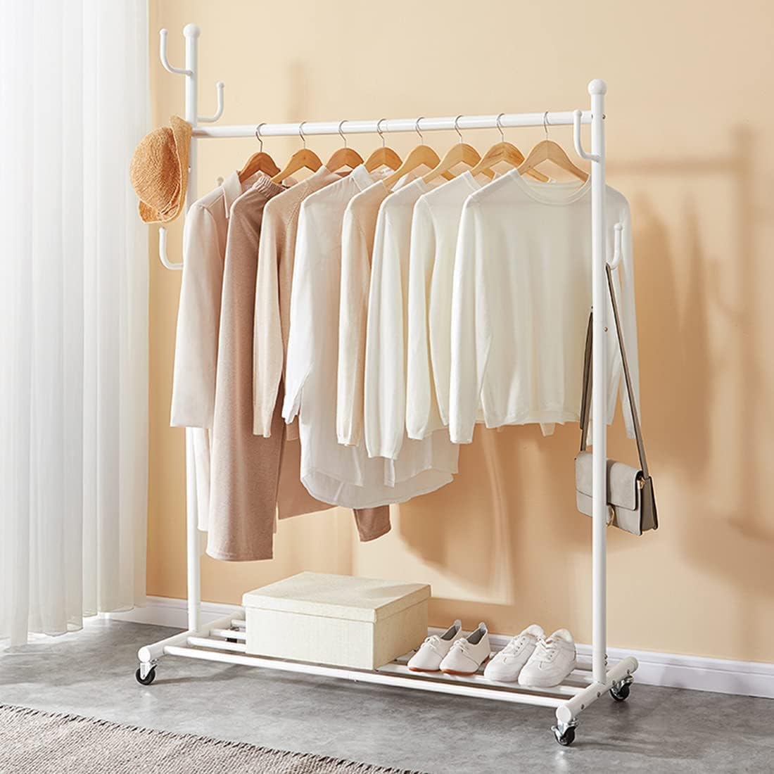 Solerconm Rack Armable para Ropa Organizador Closet para Hogar ...