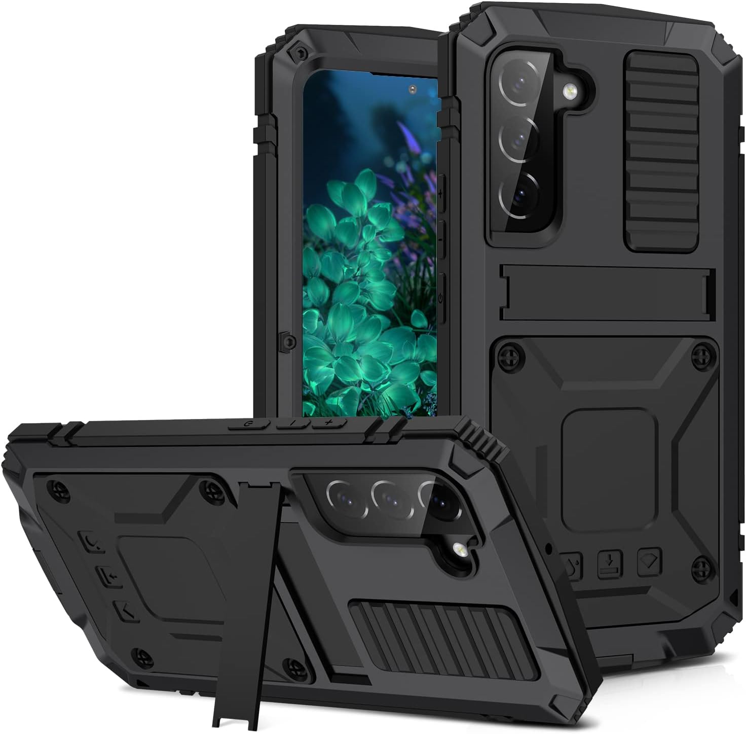 Amazon.com: FunnyWin Metal Case for Samsung S23 Plus Aluminum Military ...