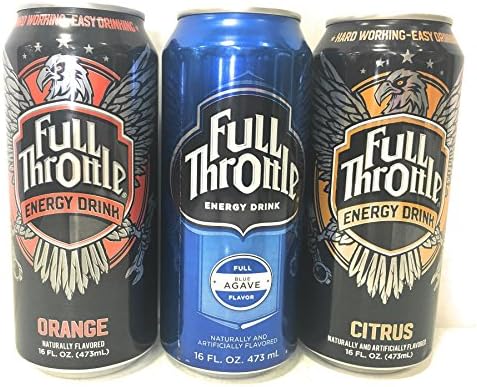 Amazon.com : Full Throttle Energy Drink Flavor Bundle of Twelve 16 ...