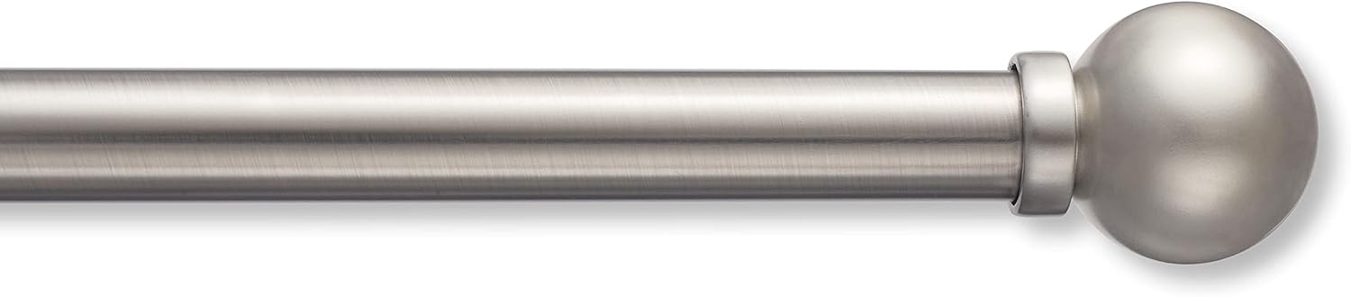 Amazon.com: MODE Premium Collection 1" Diameter Curtain Rod Set with ...