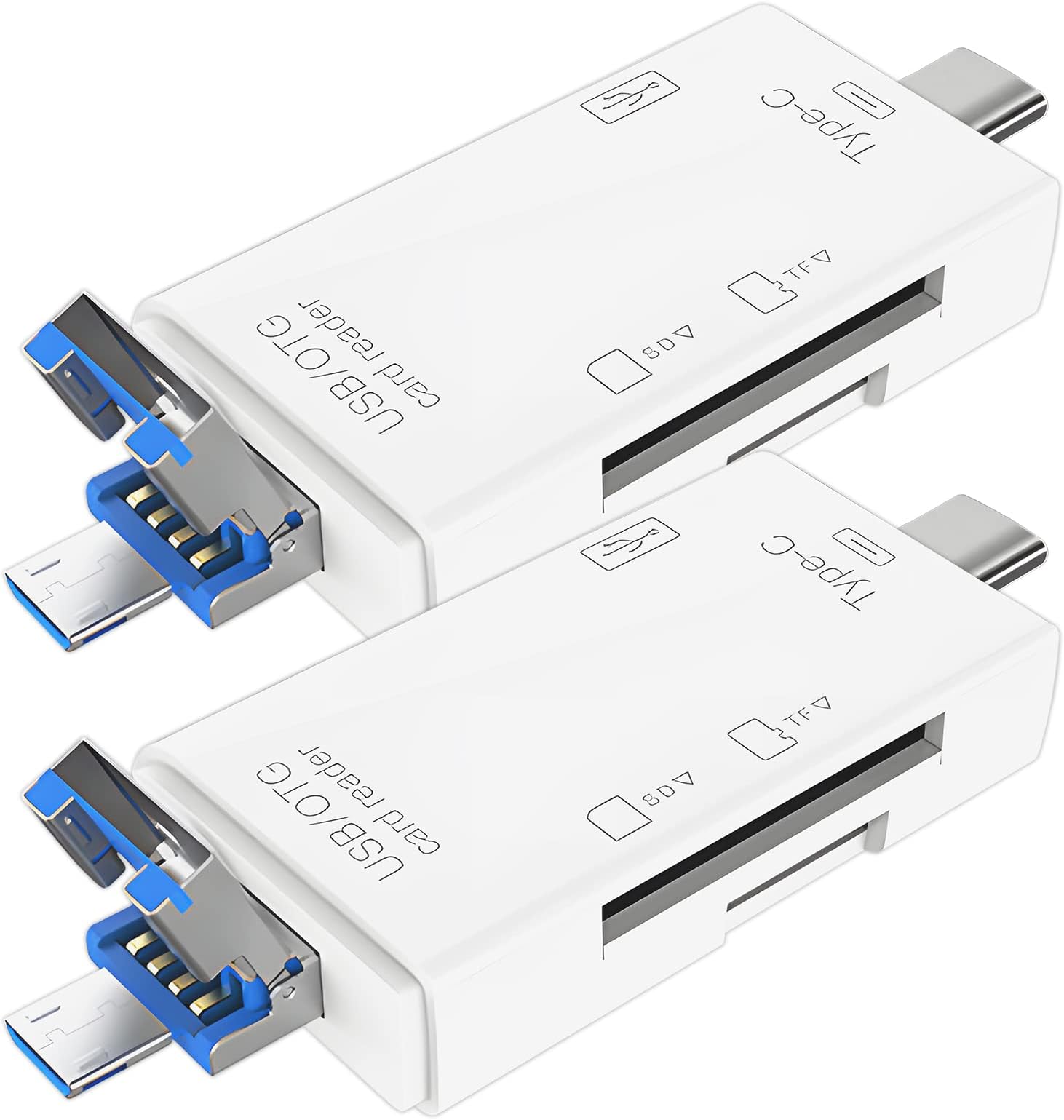 Amazon.com: SD Card Reader for Android, Micro SD Card to USB Adapter ...