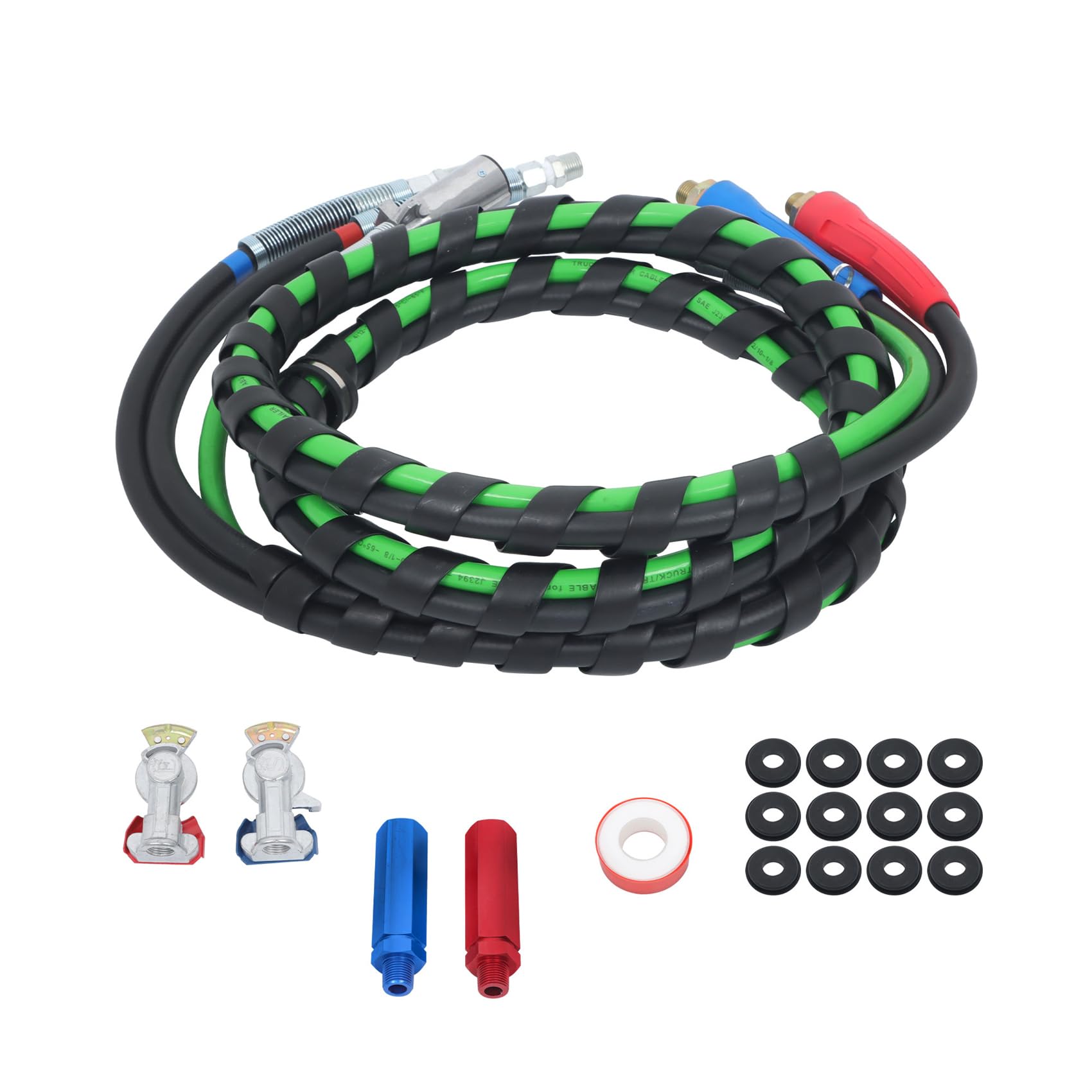 Semi Truck Air Lines 12Ft 3-in-1 ABS & Air Line Kit For Semi Trucks ...