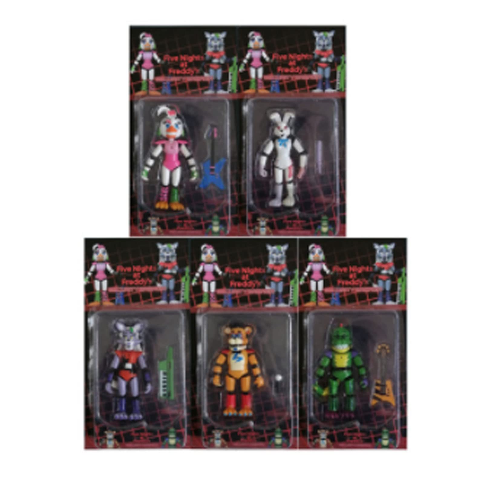 Buy 5Pcs/Set Five Nights at Freddy's Figures FNAF Security Breach ...
