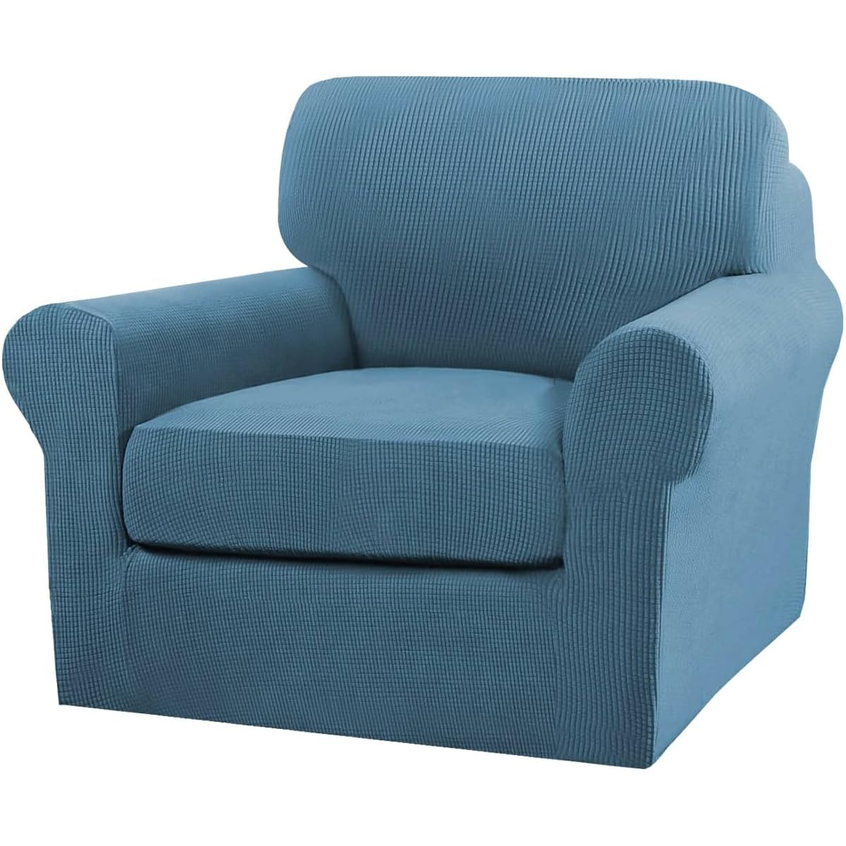 Amazon.com: Turquoize 2 Piece Chair Covers Chair Slipcovers for Living ...