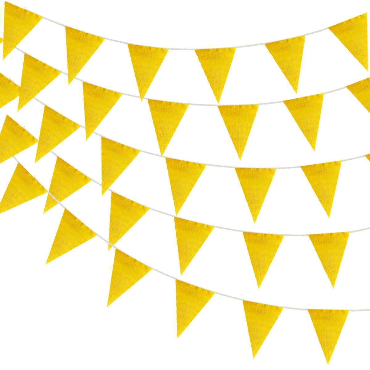 Amazon.com: 20 Meters 65.6 ft Gold Glitter Banner Party Decorations ...