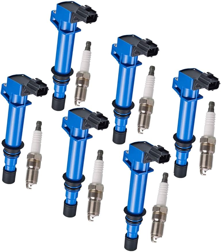 Amazon.com: ENA Pack 6 Ignition Coil Spark Plug Compatible with Dodge ...