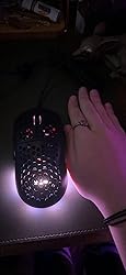 Amazon.com: DIERYA M1SE Wired Gaming Mouse with Honeycomb Shell ...
