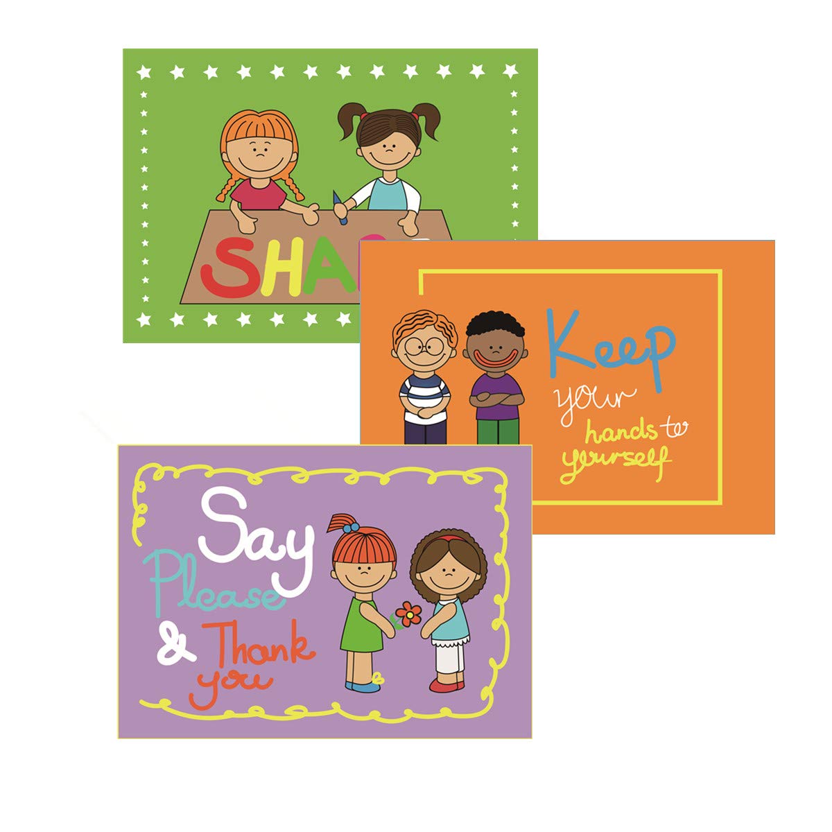 9 good habits polite class rules signs & educational posters for ...